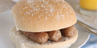 Hot Sausage Barm - Business Catering