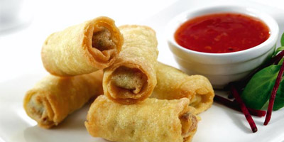 Mini Veg Spring Rolls - Business Catering